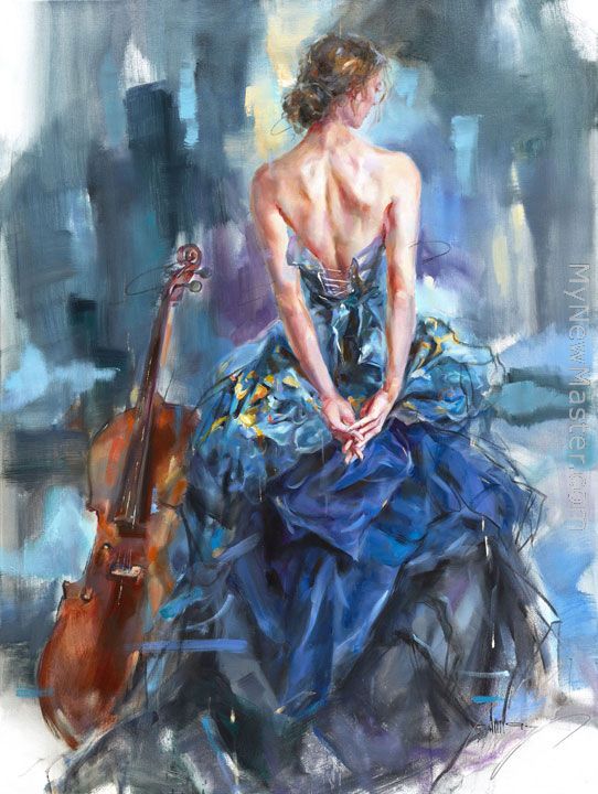 Anna Razumovskaya The Night Flower Painting