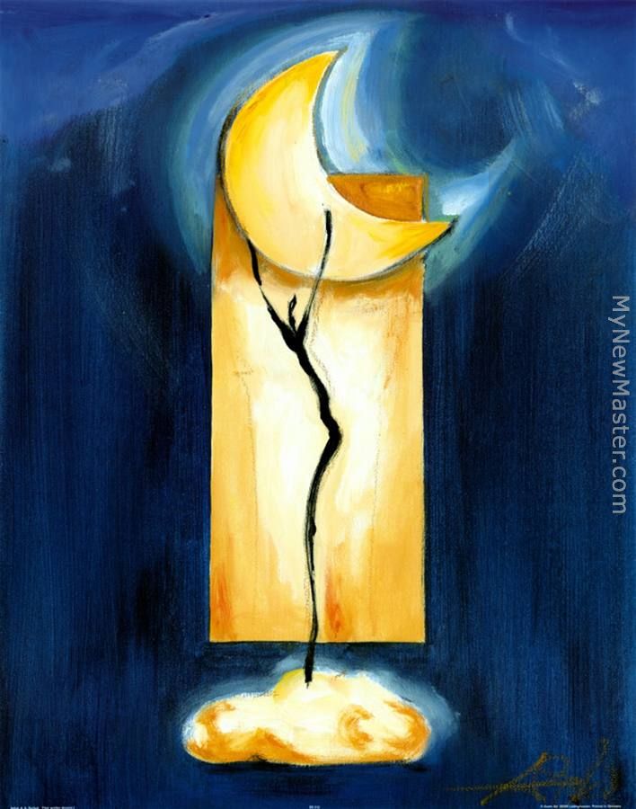 Alfred Gockel Moon Dance Painting