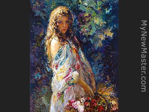 Jose Royo El Paseo Painting