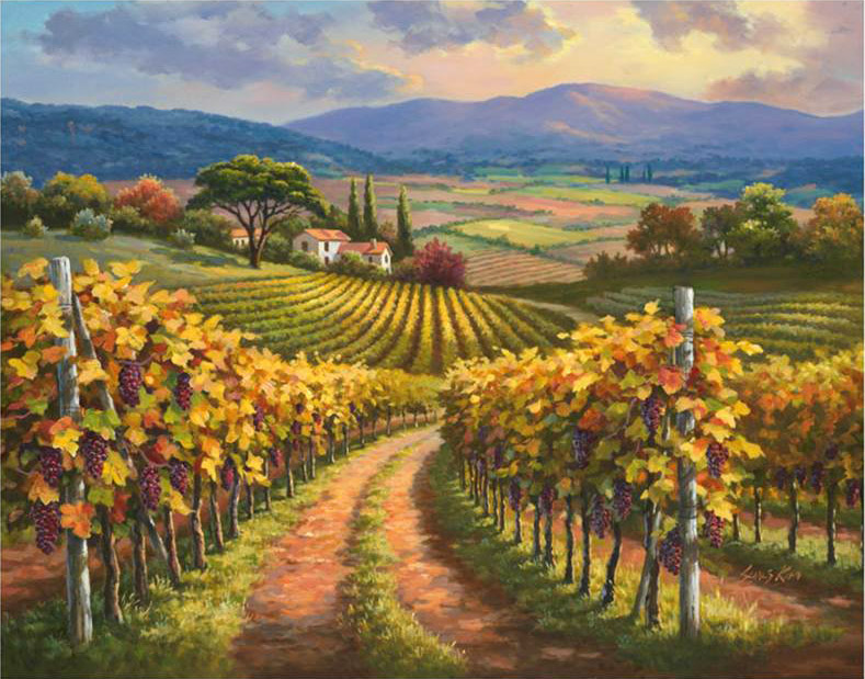 1000+ images about Vineyards & Wine Country Art on Pinterest | Vineyard ...