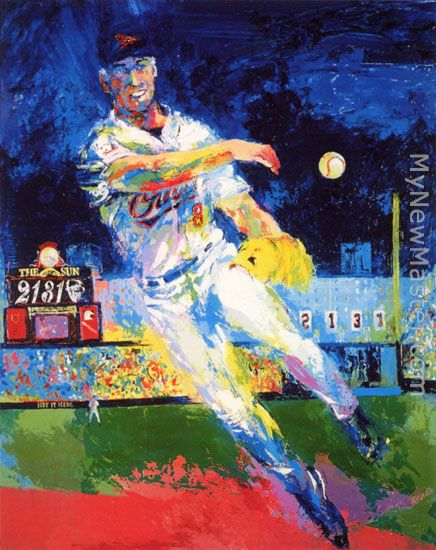 leroy neiman Cal Ripken Painting