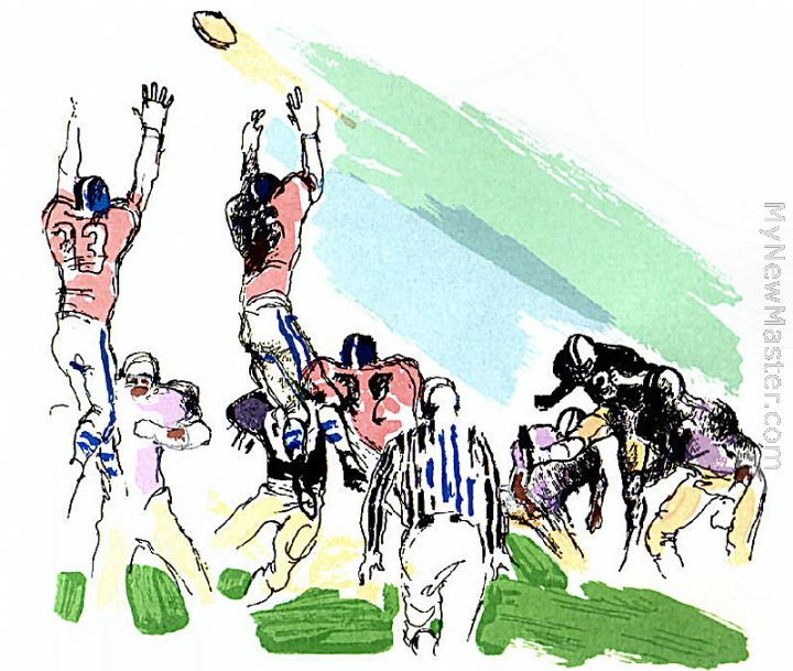leroy neiman Field Goal Painting