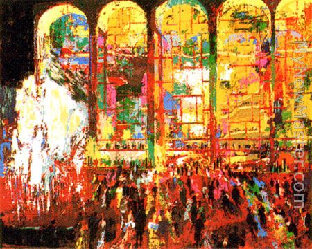 leroy neiman Metropolitan Opera Painting