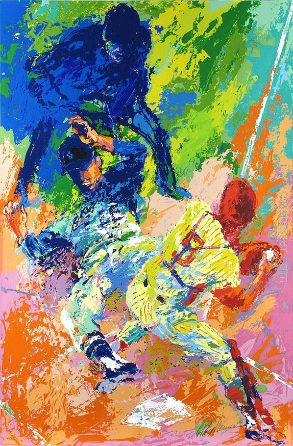 leroy neiman Tennis Players Painting
