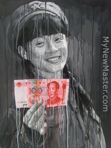 yue minjun Sheng Qi other Painting